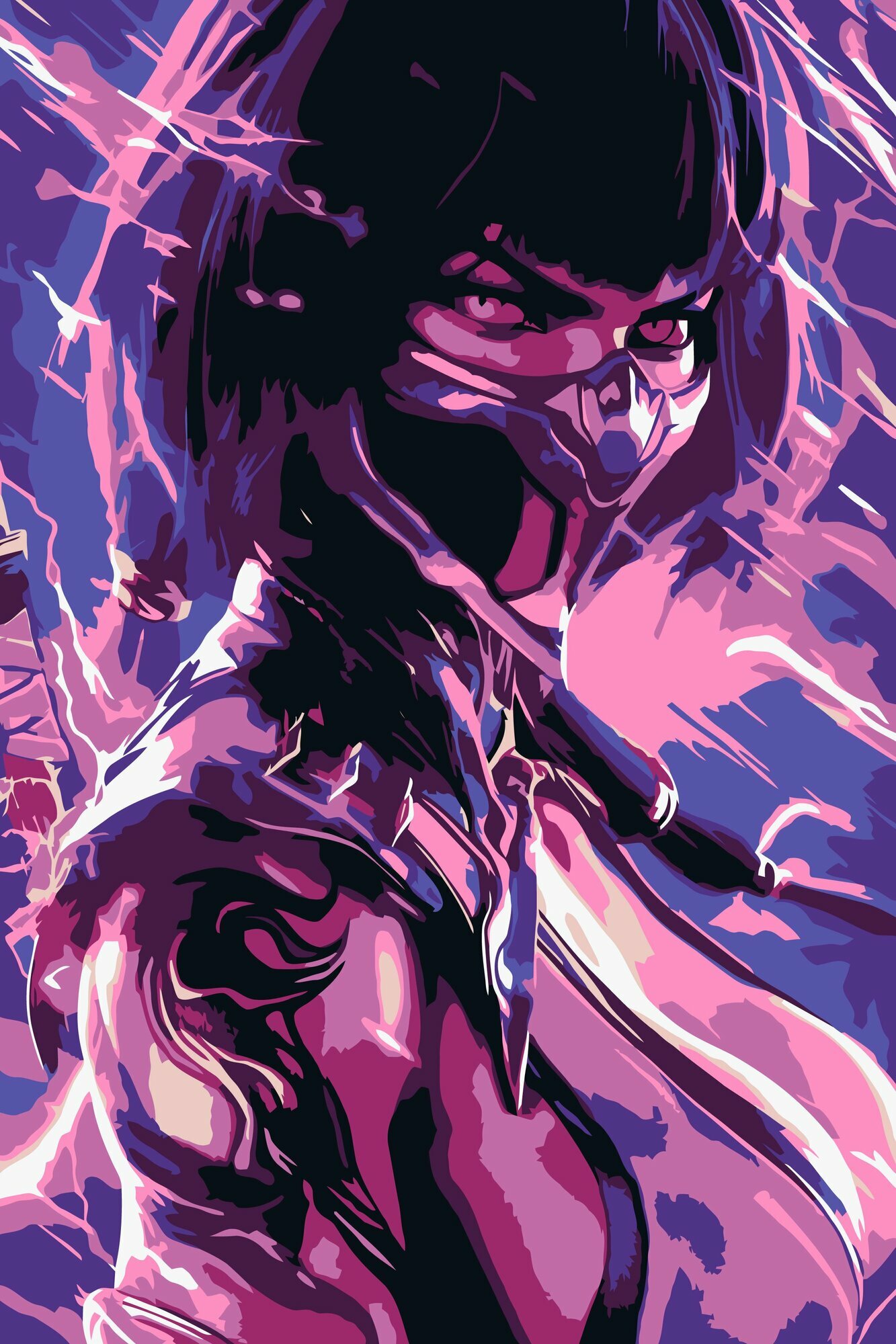 Детская картина по номерам E3267 "Мортал Комбат - Милина" 20x30