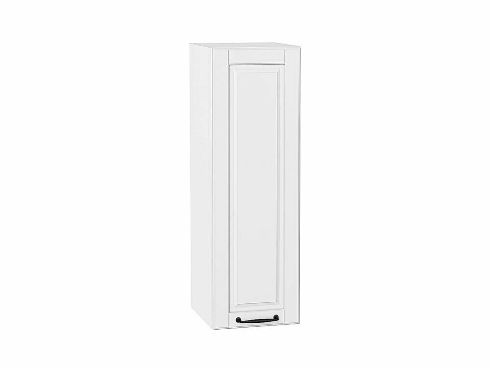 VVT Кухонный Шкаф верхний с 1-ой дверцей Дублин Белый, Special White, 920, 300, каркас ЛДСП Белый, фасад МДФ Special White, 920*300*318