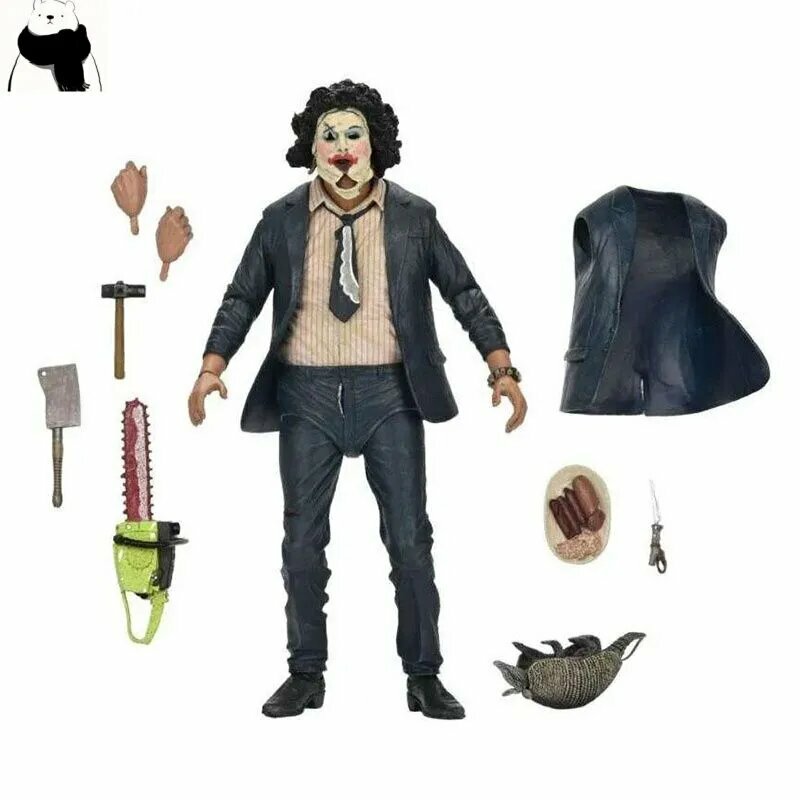 Коллекционная Фигурка NECA41608 Кожаное лицо Техасская резня бензопилой / Texas Chainsaw Massacre Leatherface 18 см