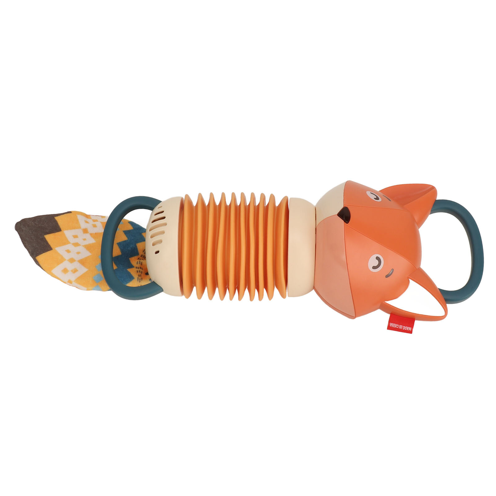 Музыкальная игрушка-аккордеон с лисой, ранние образовательные упражнения, мышцы рук, аккордеон, музыкальный инструмент в форме лисы