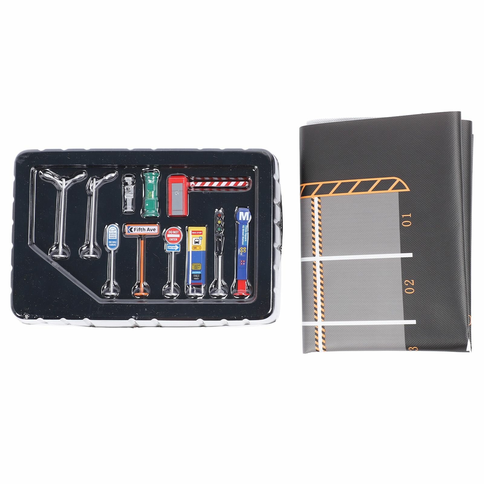 Миниатюрная модель дорожной инфраструктуры, игрушка, реалистичная, образовательная, интерактивная, декоративная, миниатюрная модель дорожной инфраструктуры для дома, английский стиль A