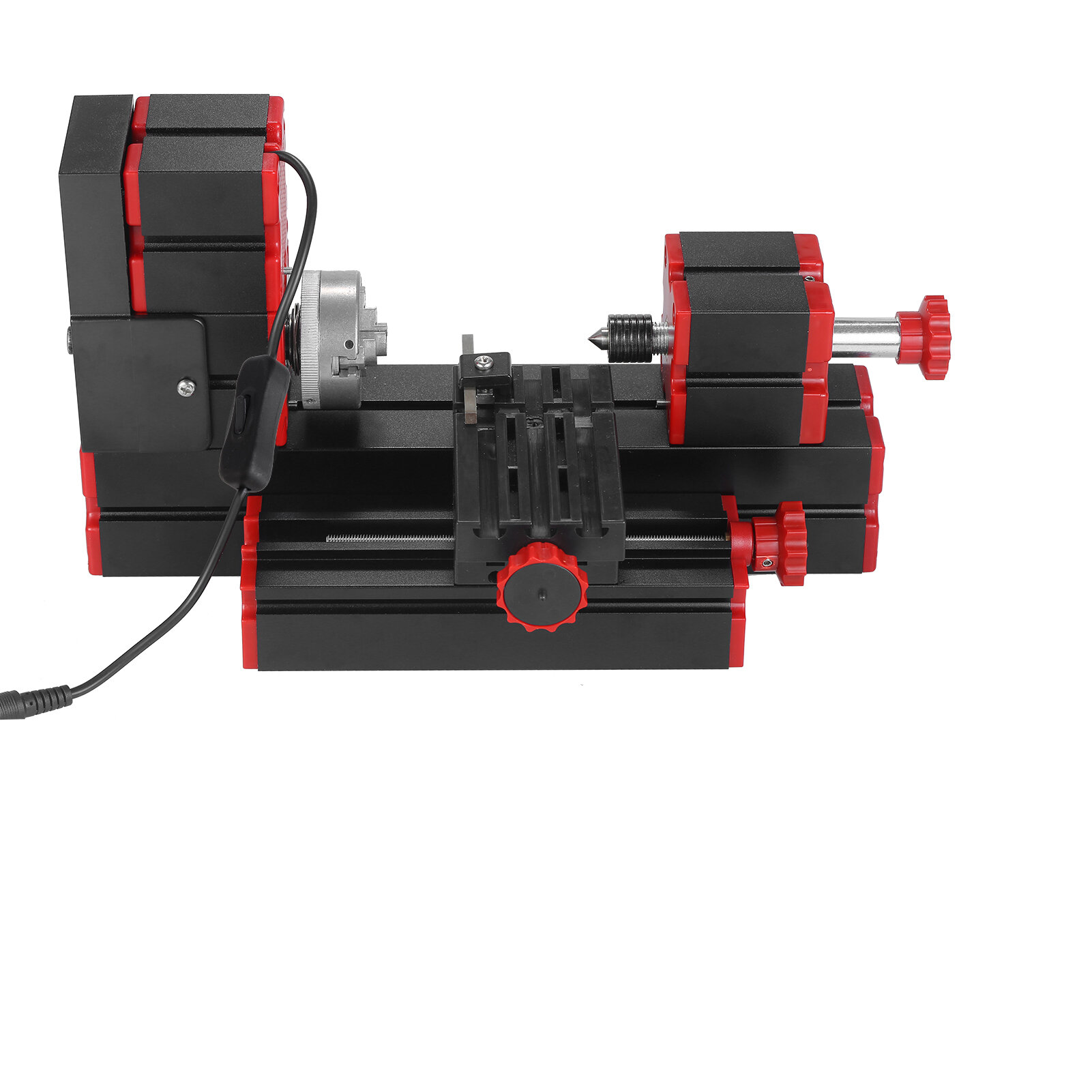 Мини токарный станок 9 в 1 многофункциональный моторизованный трансформатор многоцелевой станок лобзик шлифовальный станок сверлильный станок пластиковый металл токарный станок по дереву сверлильный шлифовальный токарный фрезерный пильный станок