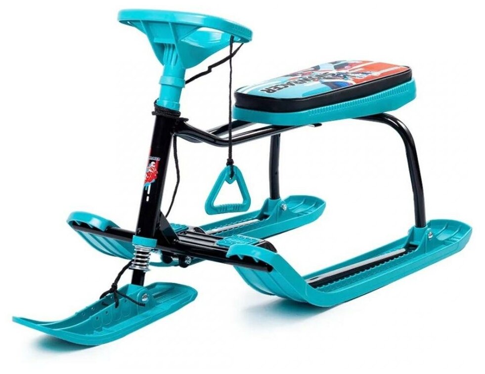 Снегокат Ника Тимка спорт 1+ Sportbike черный каркас, высота по рулю 540мм