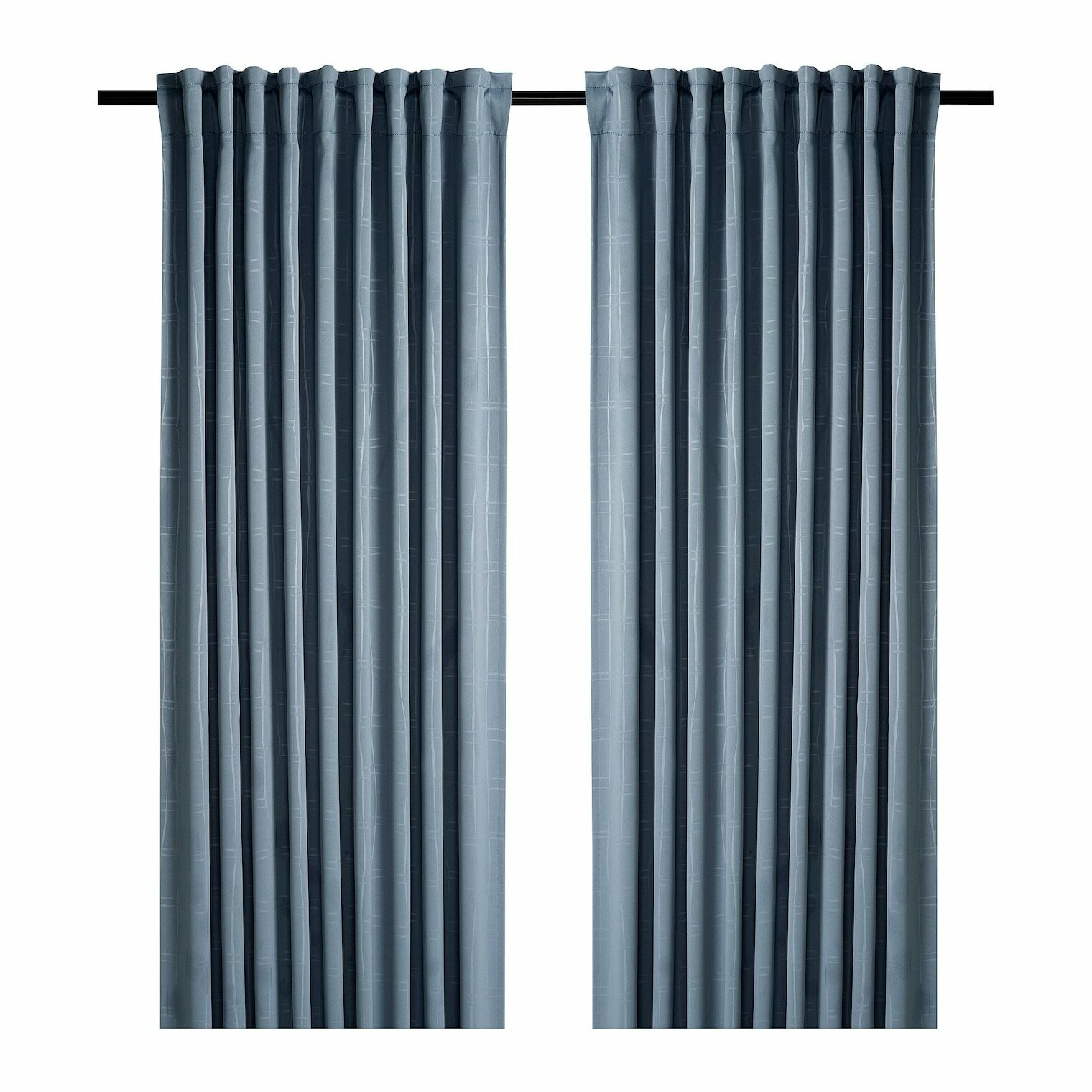 PRAKTTIDLOSA Затемняющие гардины икеа, голубой 145х300 2 шт (50541838)