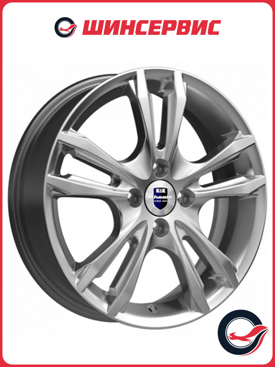 Литой диск КиК Samara R16x6.0J 5x100 ET40 ЦО67.1