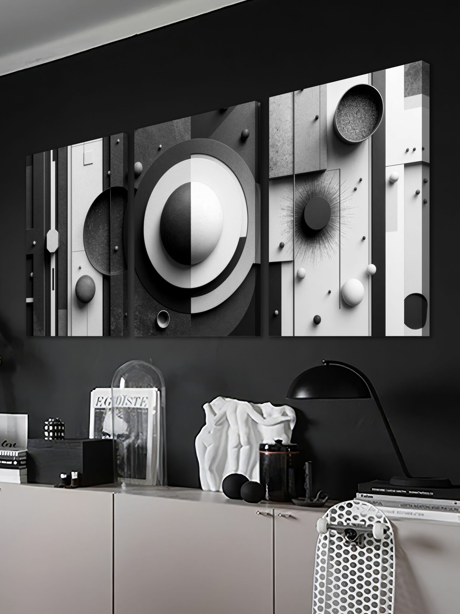 Картина karTTina "Каменный баланс", 150 см х 70 см