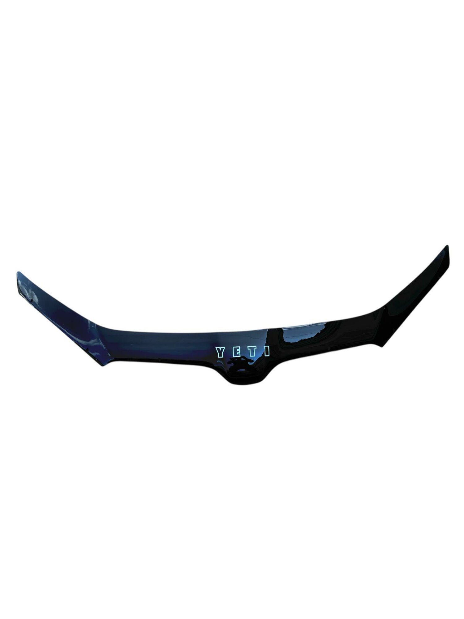 Дефлектор капота SKODA YETI рестайлинг (2013-2018) /мухобойка на капот Шкода йети