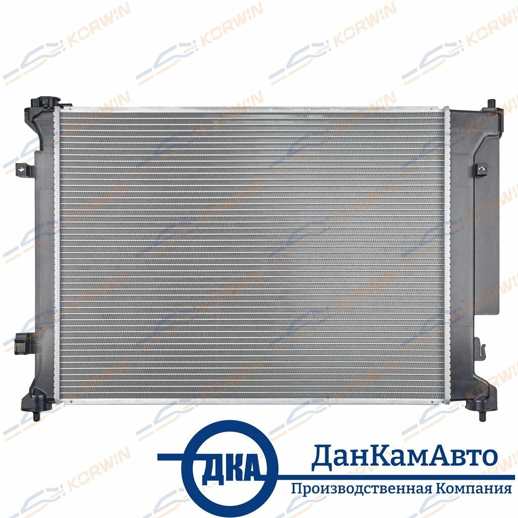 Радиатор охлаждения KIA Optima (15-) 2.0i/2.4i AT паяный