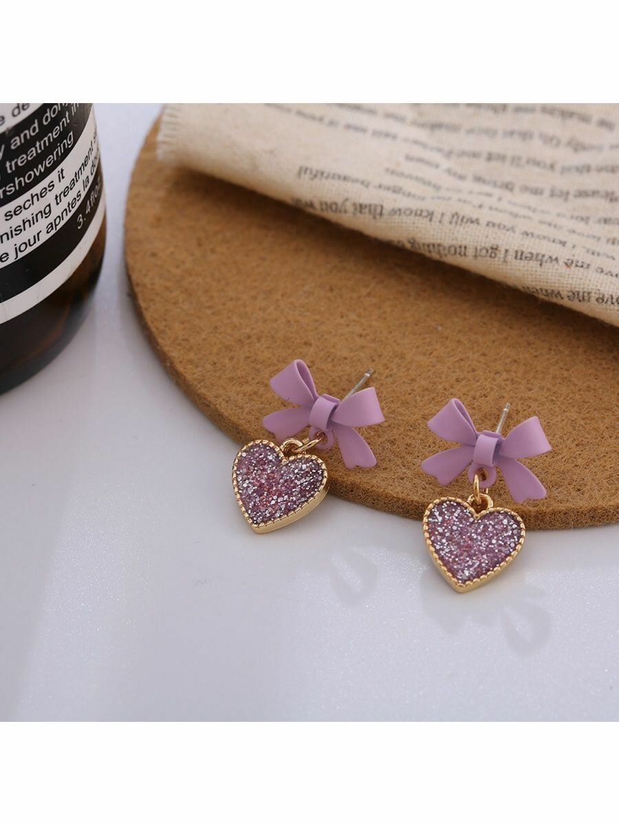 Серьги непарные, акрил