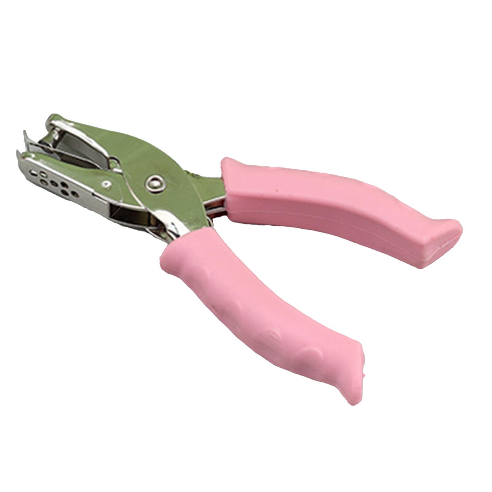 Дырокол на одно отверстие 6 мм Ручной металлический бумажный дырокол с резиновой ручкой для школы и дома