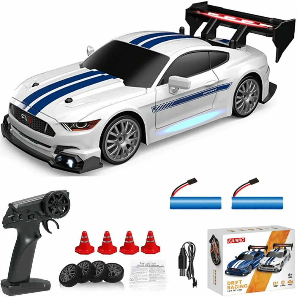Автомобиль KAIMIO 8602, на дистанционном управлении, дрифт, 1:24, 2 комплекта шин