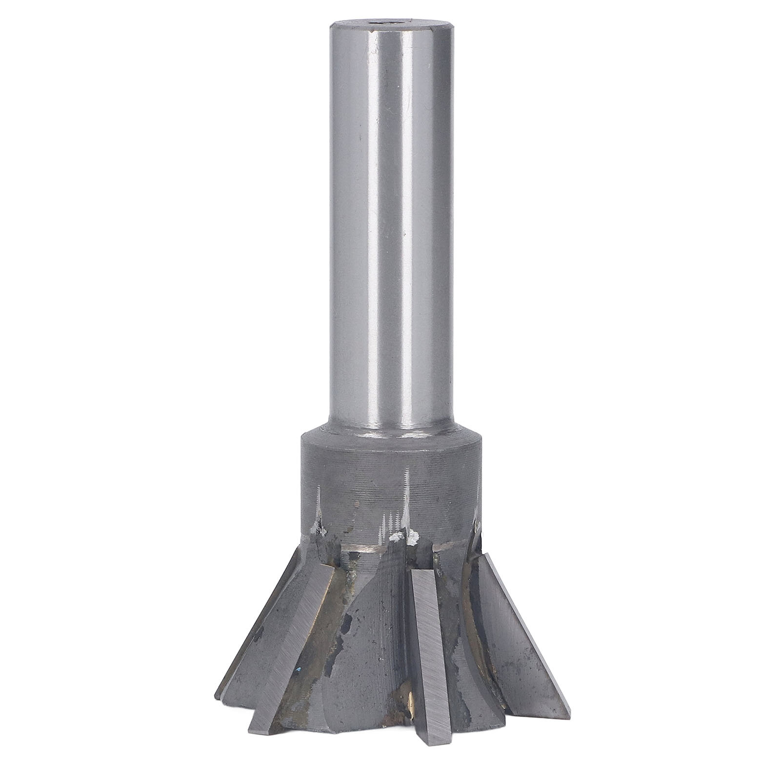 Фреза для соединения "ласточкин хвост" 60 мм, угол 60 градусов, 6 канавок, фрезерный инструмент с прямым универсальным хвостовиком для стали.