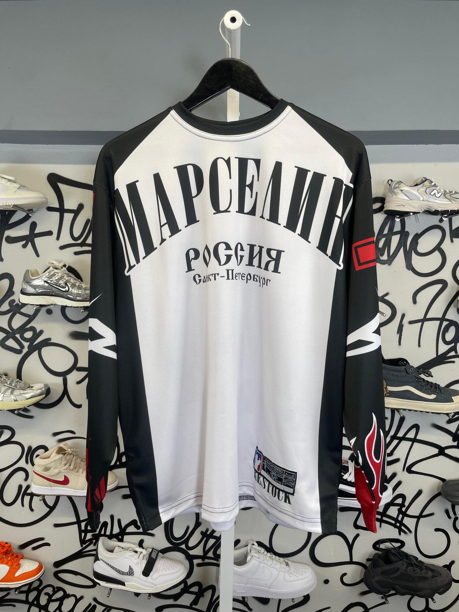 Лонгслив MARSELIN АУТСАЙДЕР JERSEY RED