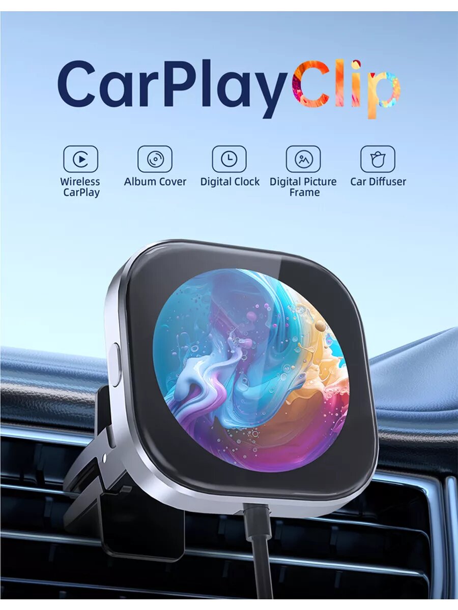 Беспроводной преобразователь Ottocast, для Apple CarPlay, с Wi-Fi и Bluetooth