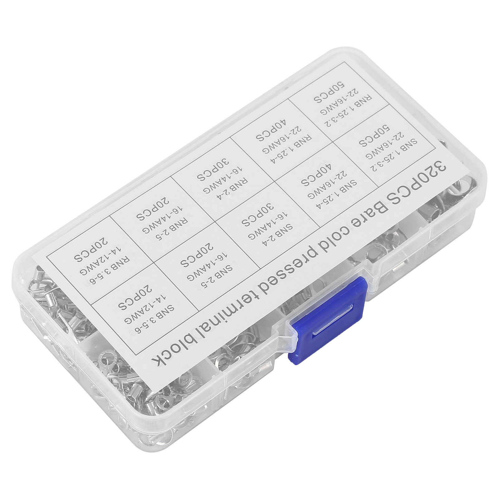 320 шт. неизолированные кольцевые клеммы, медная вилка, клеммы OT/UT, комплект разъемов для электрических проводов