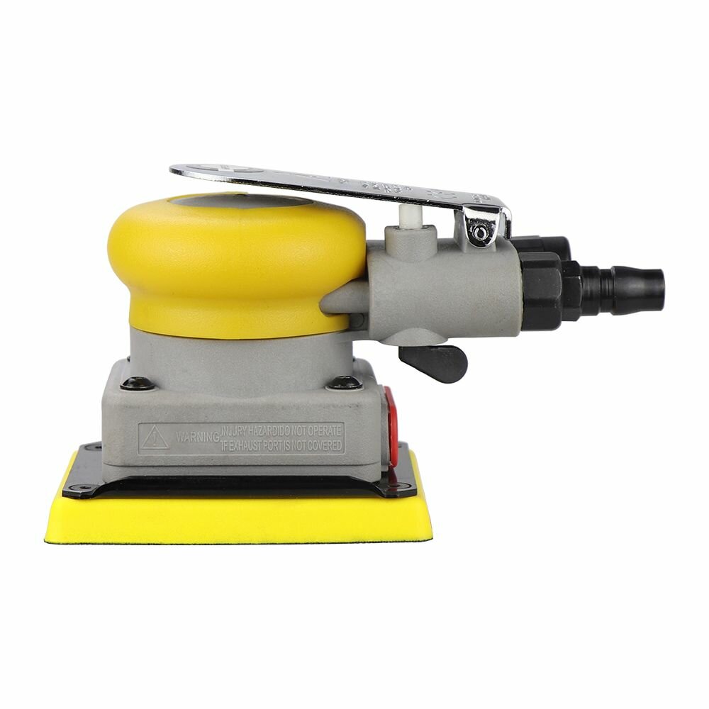 HIFESON 70x100мм Пневматическая машина для полировки наждачной бумаги 812, В комплекте 20 кусочков наждачной бумаги.
