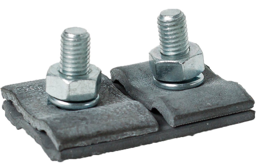 Зажим плашечный ВК / БК ПС-1-1 оцинкованная сталь, 5.5-8.6мм / электрика