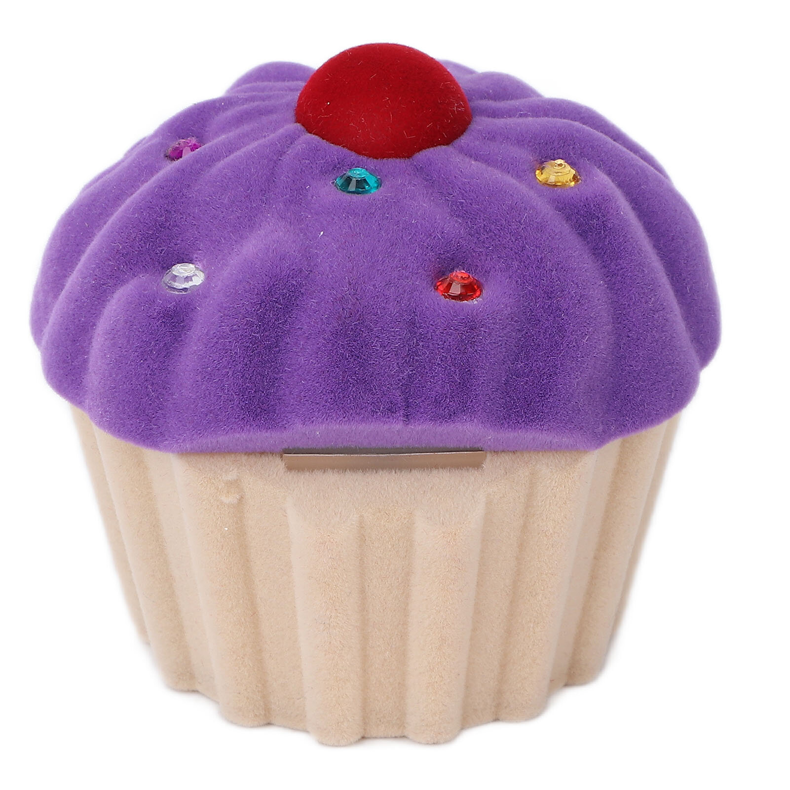 Портативная коробочка для колец, украшенная фиолетовыми бархатными вставками, для хранения сережек и ювелирных изделий, идеально подходит для путешествий, предложения руки и сердца, свадьбы.