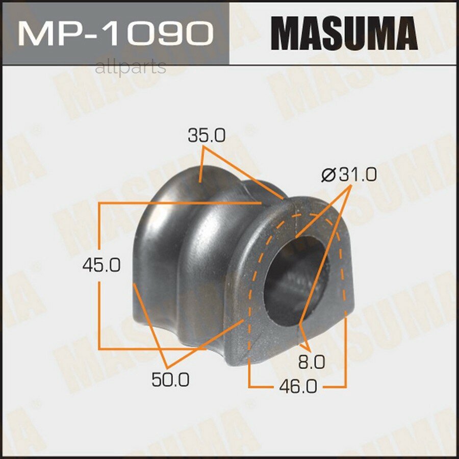 MASUMA 'MP1090 втулка переднего стабилизатора R51/D40