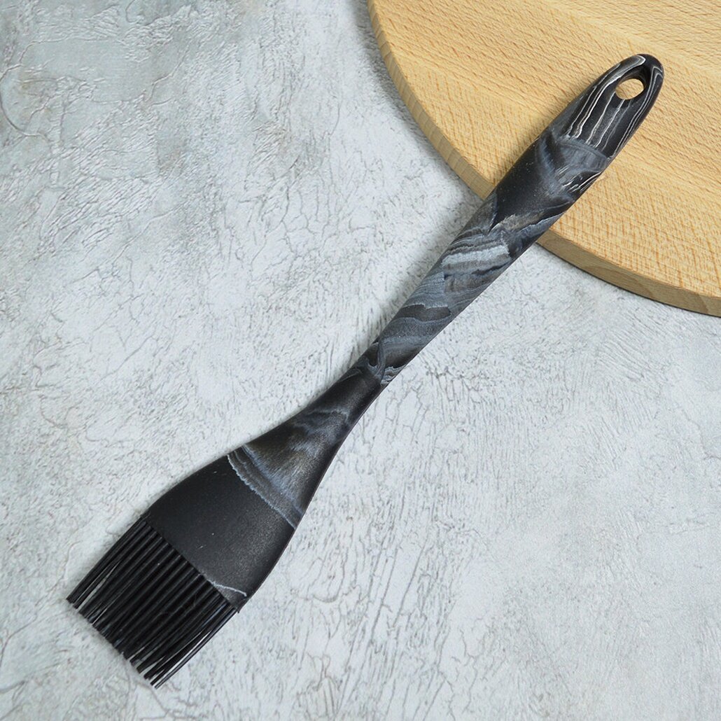 Кисточка силиконовая «Гранит» 25.2х4.2см для нанесения масла и глазури