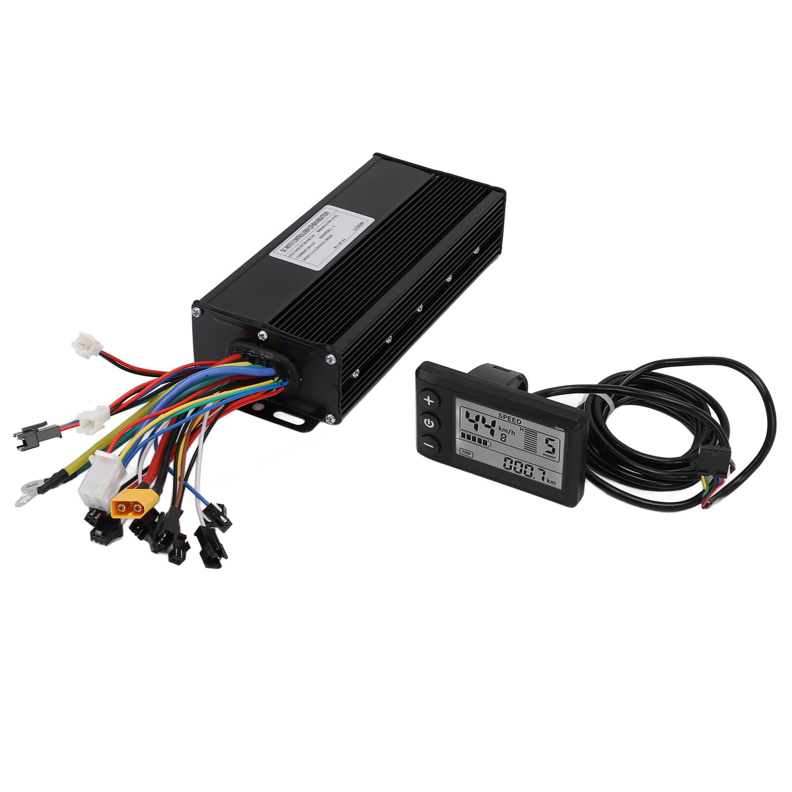 Контроллер синусоидальной волны 40A с 3 режимами работы, дисплей S866, комплект для переоборудования электровелосипеда для бесщеточных двигателей 36 В, 48 В, 52 В, 1500 Вт, 2000 Вт.