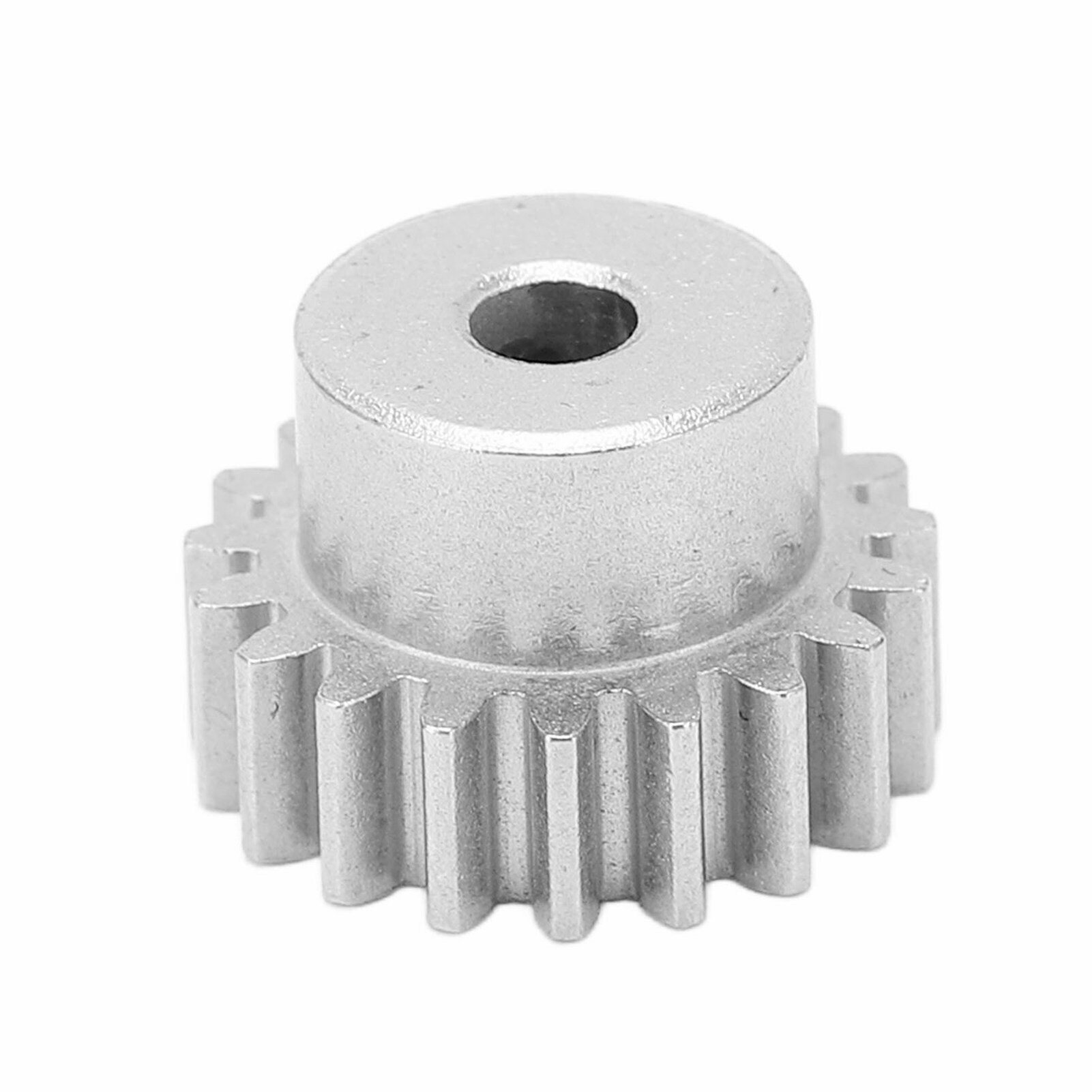 Металлический Стальной Моторный Гears 19T для радиоуправляемых автомобилей WLtoys 124016 124017 144010, Серебристый, Вес 7г, 1шт