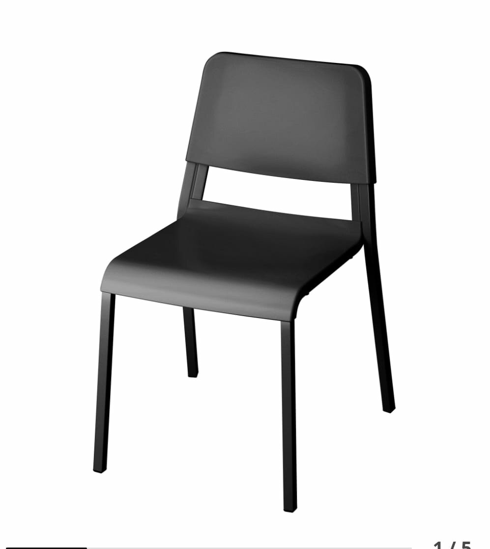 TEODORES Стул черный