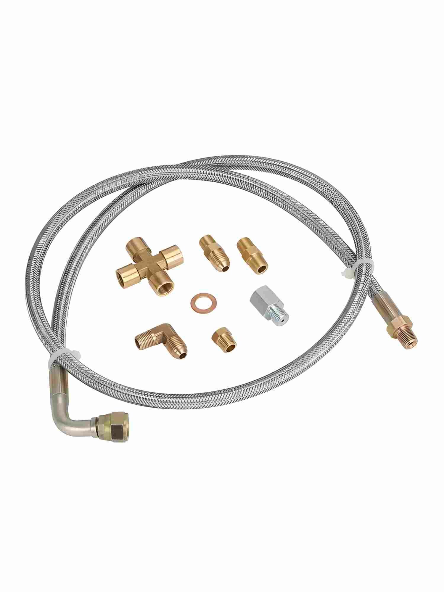 Шланг маслоподачи турбины с набором T3/T4, T04E, T60, T61, T60-1 (TOL33, L=965 мм) belais #2988