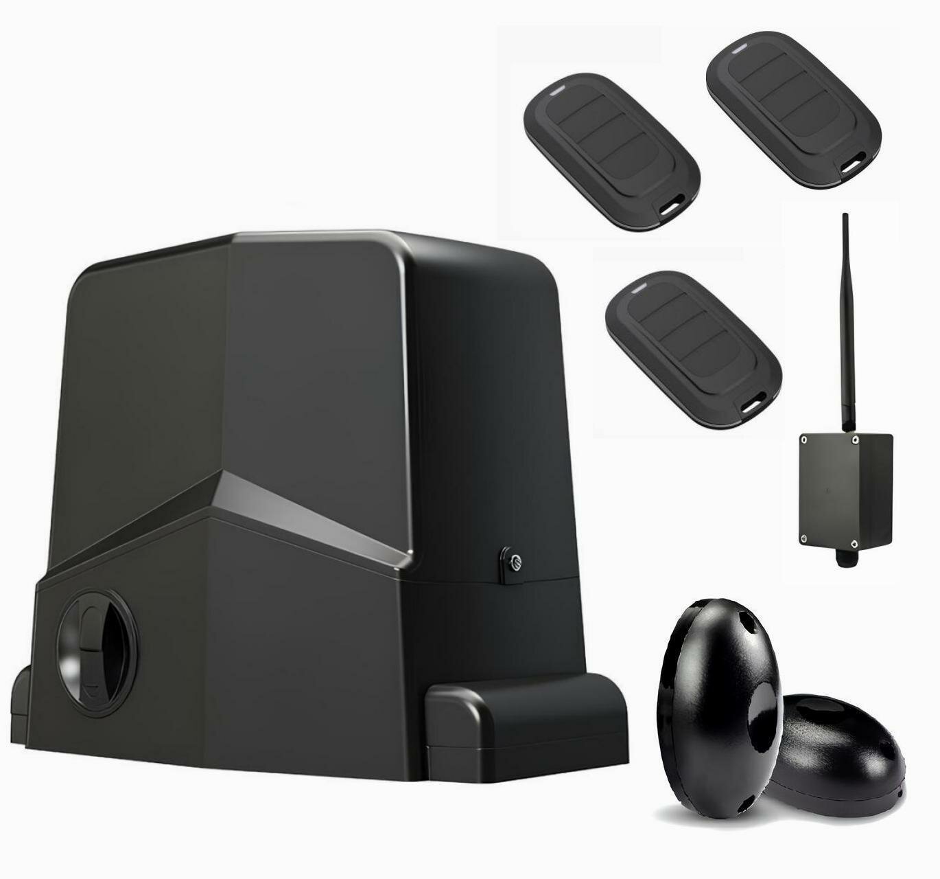 Автоматика для откатных ворот ARW-600MKIT FK-BT-Т3, комплект: привод, фотоэлементы, 3 пульта, Bluetooth-модуль