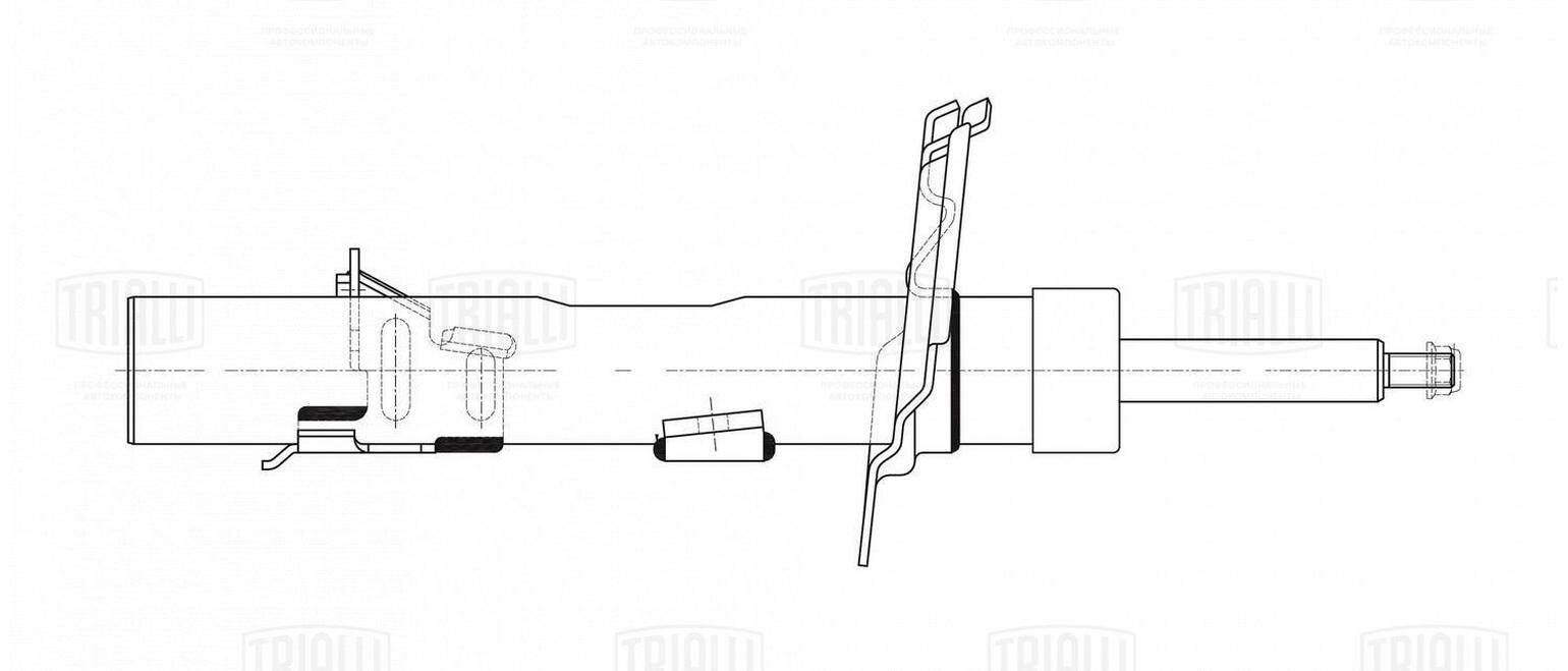 Trialli амортизатор (стойка) для автомобилей передний лев. ag10193