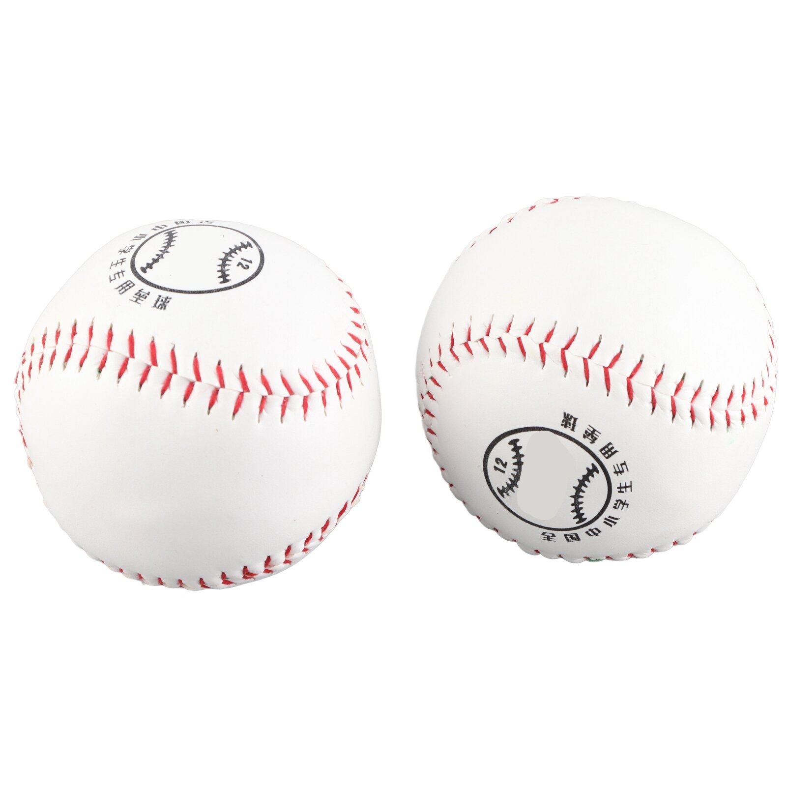 Тренировочные мячи для софтбола, 12 дюймов, упаковка из 2 штук, мягкие и прочные для занятий ручным шитьем, идеально подходят для игроков в бейсбол и софтбол.
