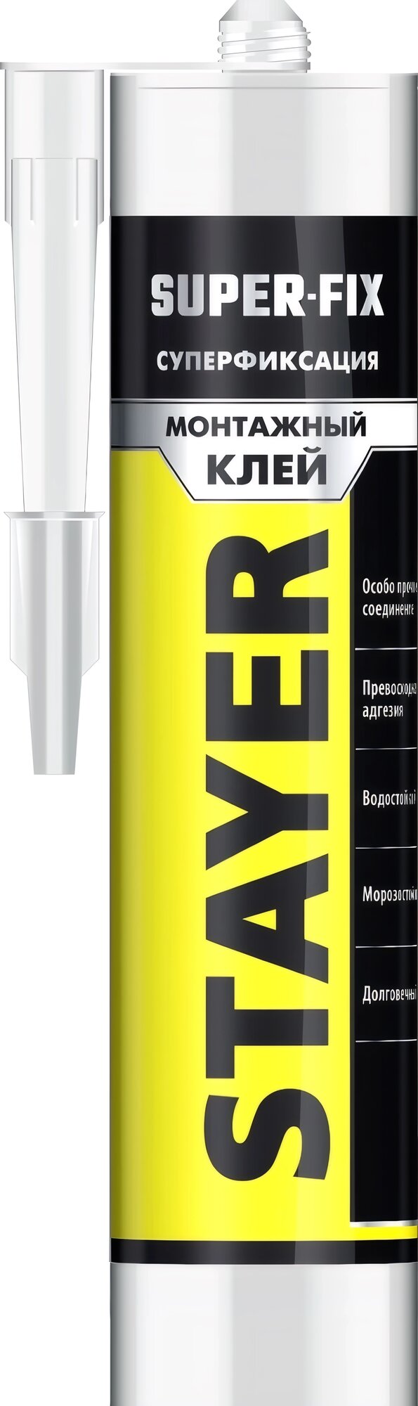 Монтажный клей STAYER 41323 12 шт