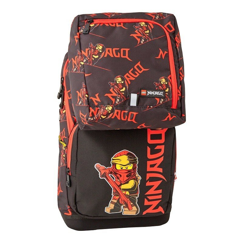 LEGO Рюкзак школьный Optimo 20 л с сумкой Ninjago Red 20238-2302