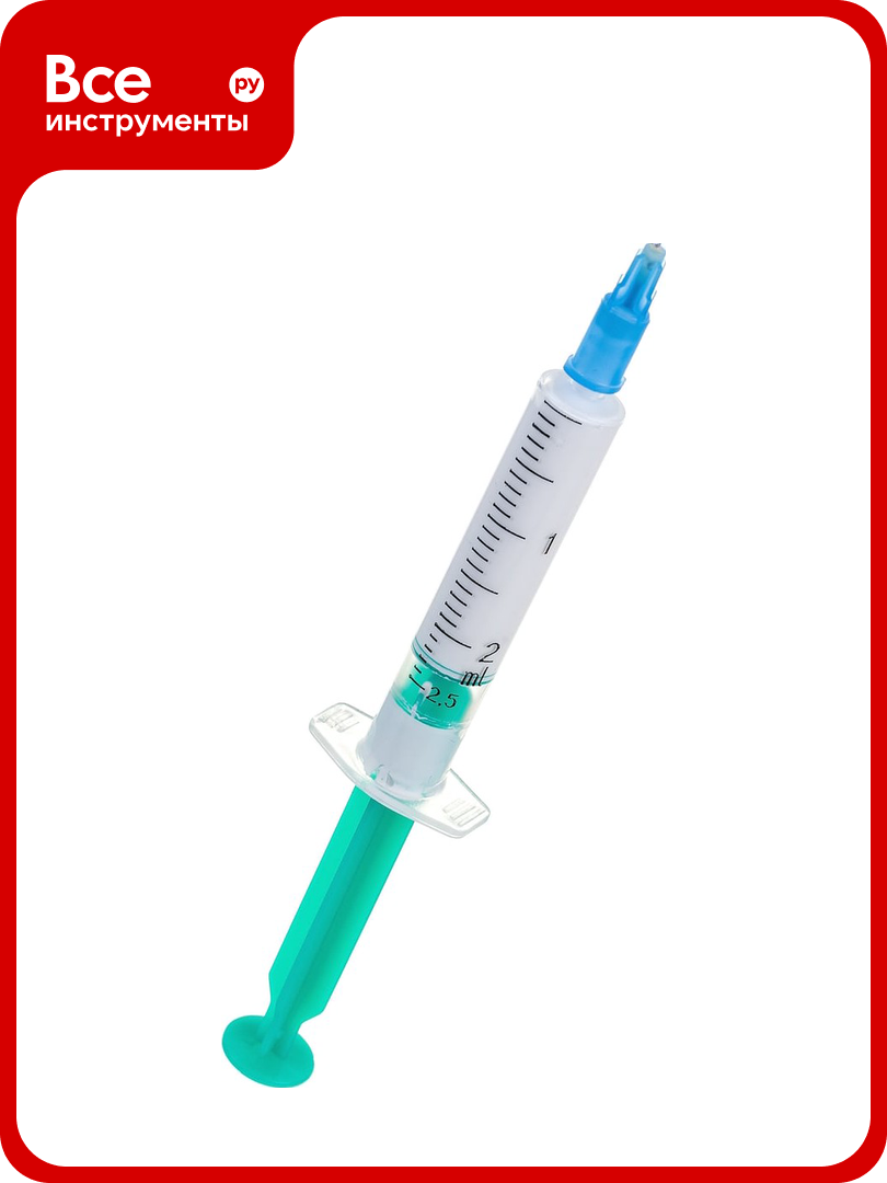 Теплопроводный клей Радиал 2 г ZeepDeep 351175, алюминиевый, серый