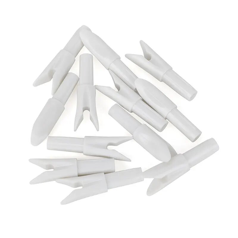 Наконечники для стрел V-образные ПК 50 шт. Белый, 50pcs White