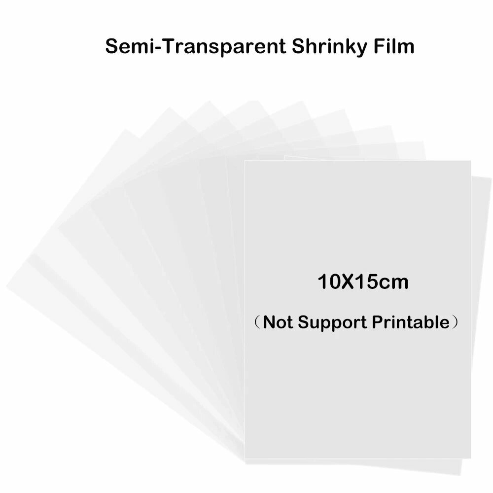 Термоусадочные листы ПВХ 10-50 шт. 10X15cm, 10Pcs