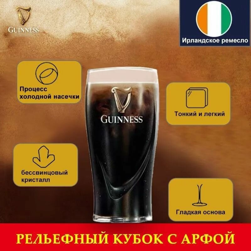 Бокалы для пива guinness-