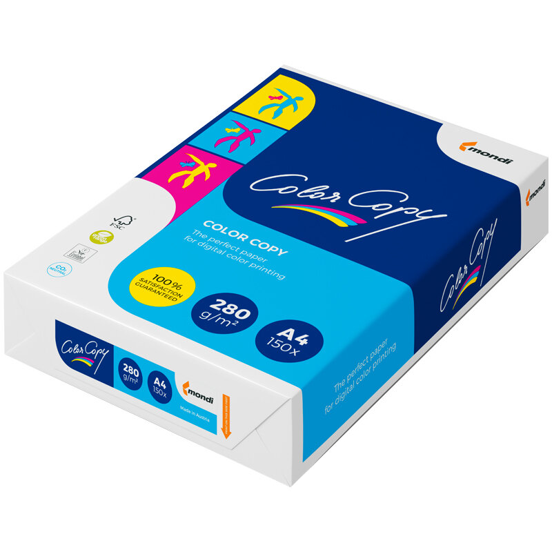 Бумага Color copy А4, 280г/м2, 150л, 161%