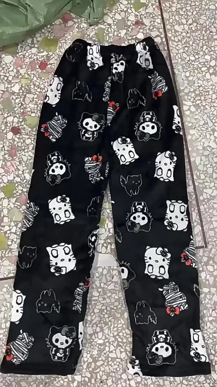 MINISO Пижамные штаны Hello Kitty флис