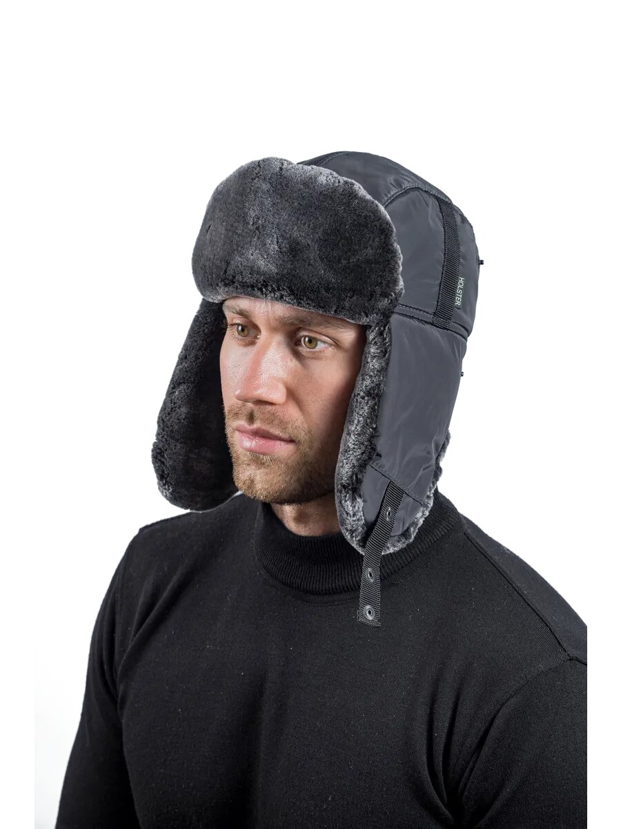 Шапка-ушанка для мужчин