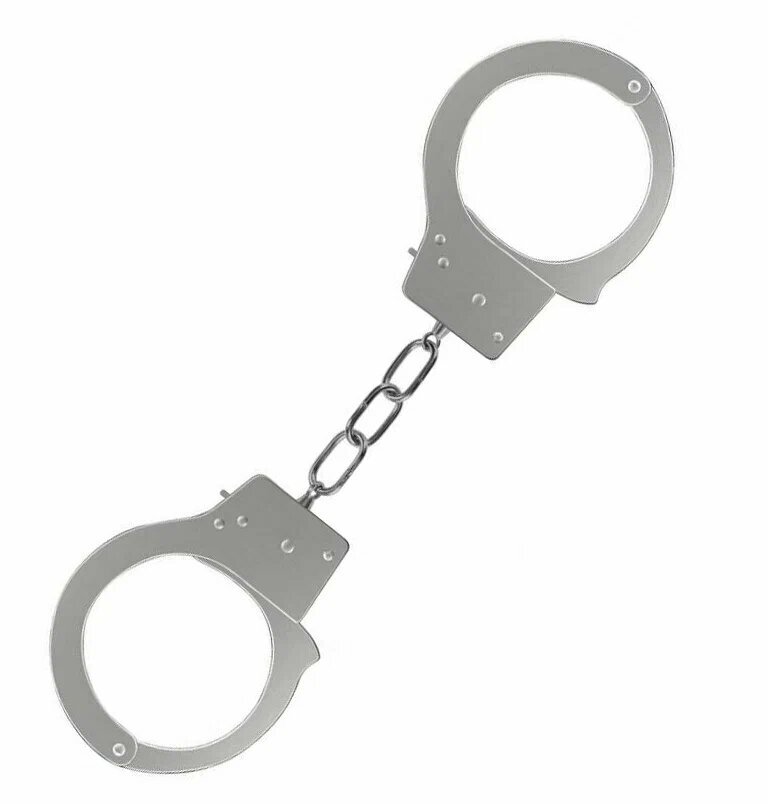 Наручники Shots Toys "Ouch", металл, для эротических игр, серебристые