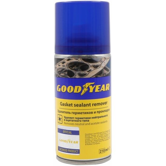 Удалитель прокладок и герметиков Goodyear аэрозоль 210 мл (GY000729)