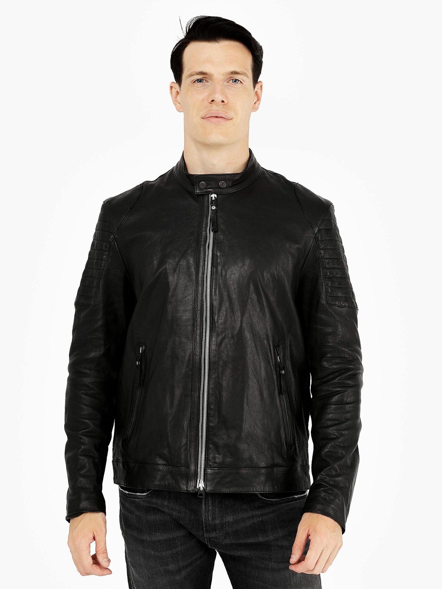 Куртка кожаная