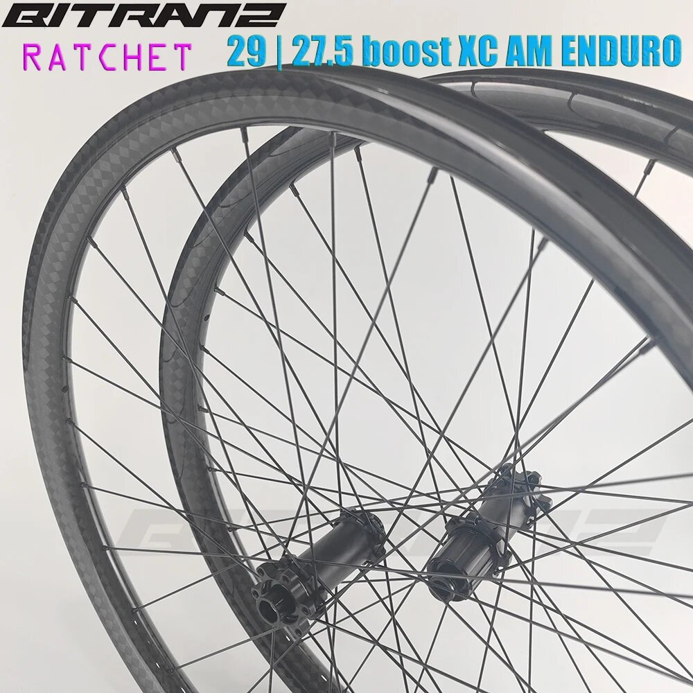 BITRANZ Карбоновые колеса MTB 29er 30 мм