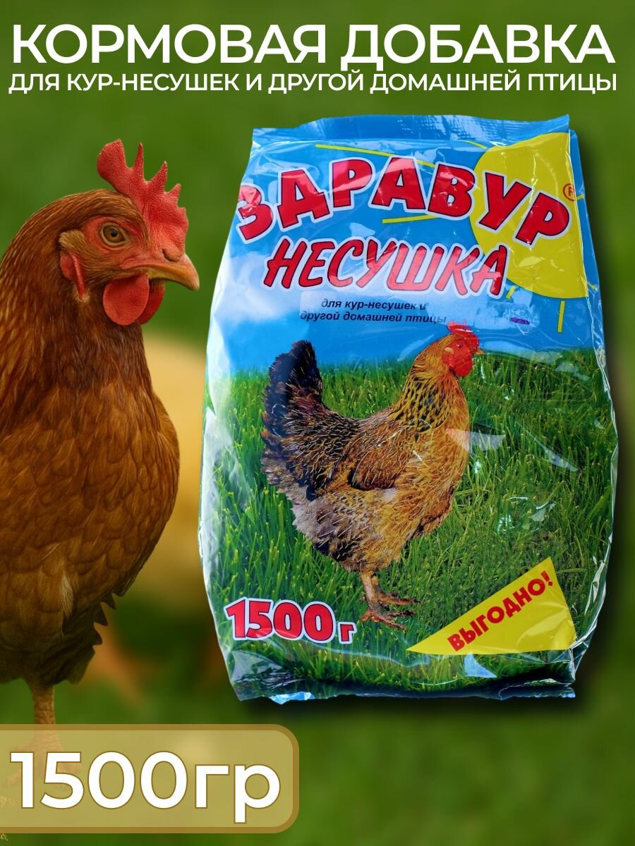 Здравур Несушка витаминная кормовая добавка 1500гр