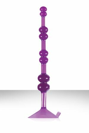 Анальная елочка ASPIRE' PLEASURE BEADS на присоске фиолетовая, NSN-0503-15
