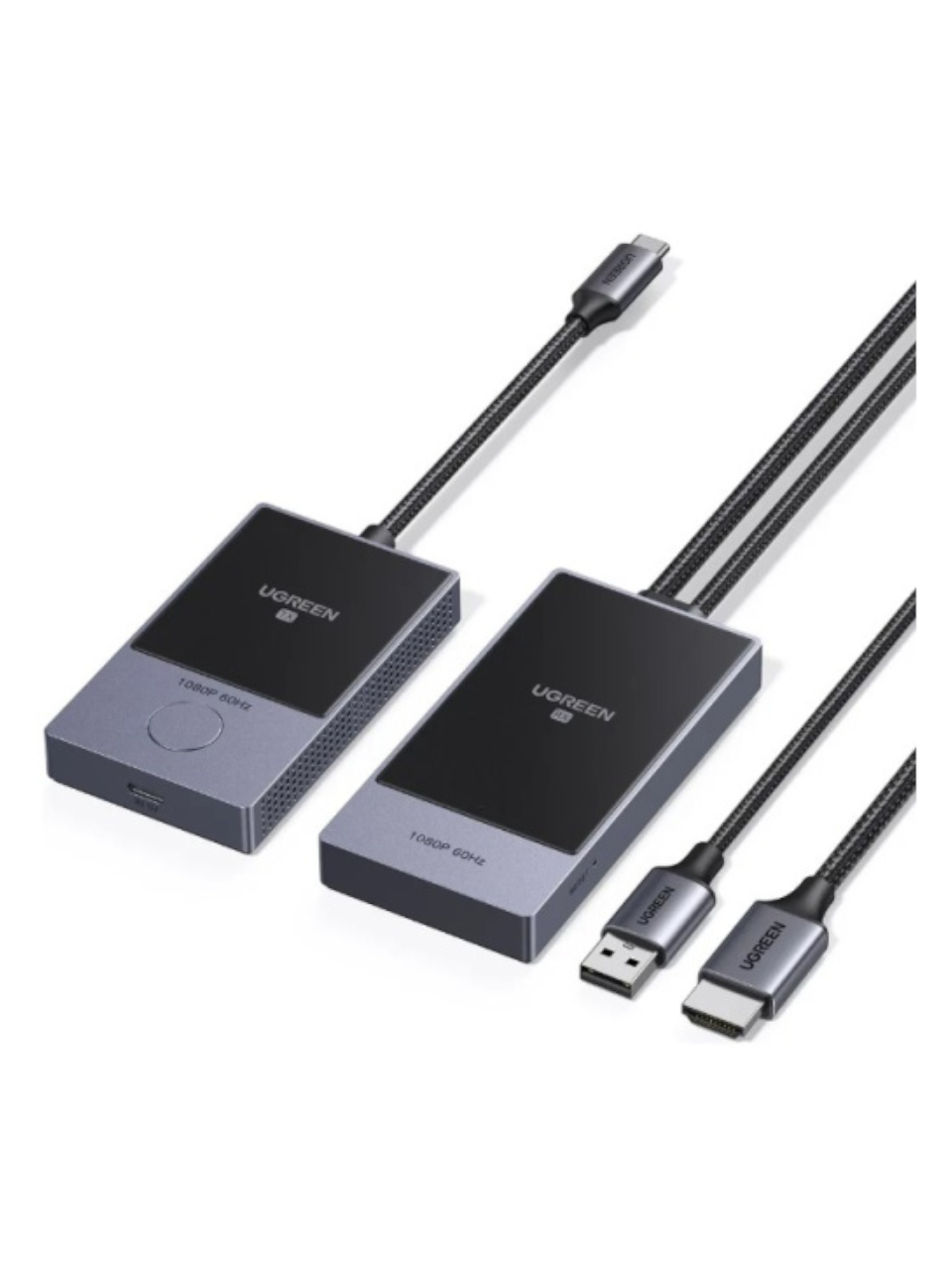 Ресивер и Трансмиттер UGREEN 35031A, беспроводной, HDMI, серый