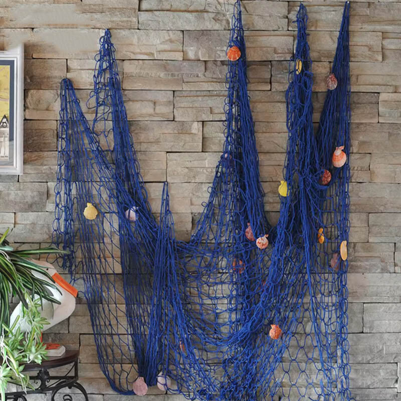 Украшение настольное интерьерное , декоративная рыболовная сетка морского 100X200cn