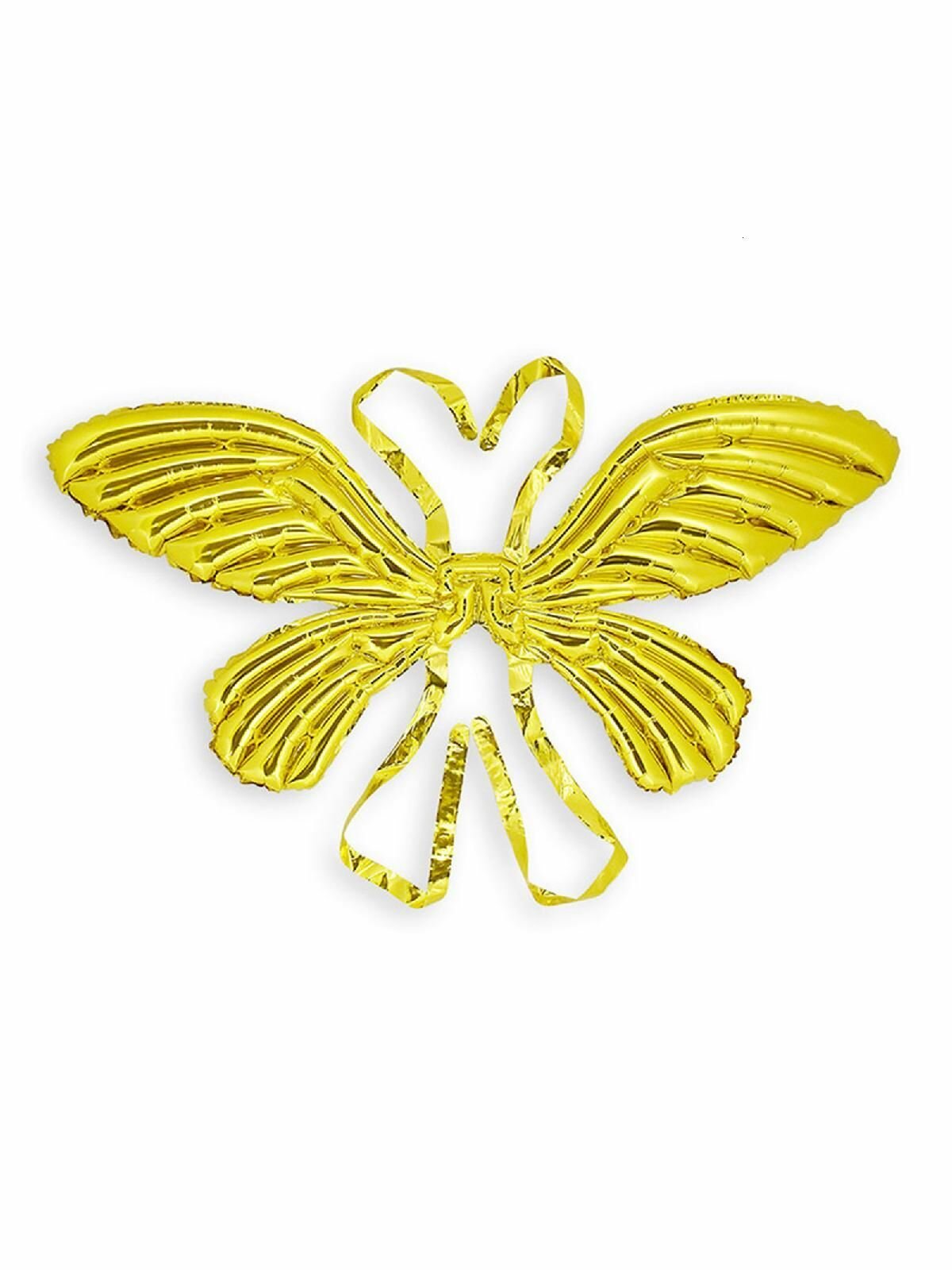 Костюм ангела с крыльями бабочки для детей и взрослых, Золото