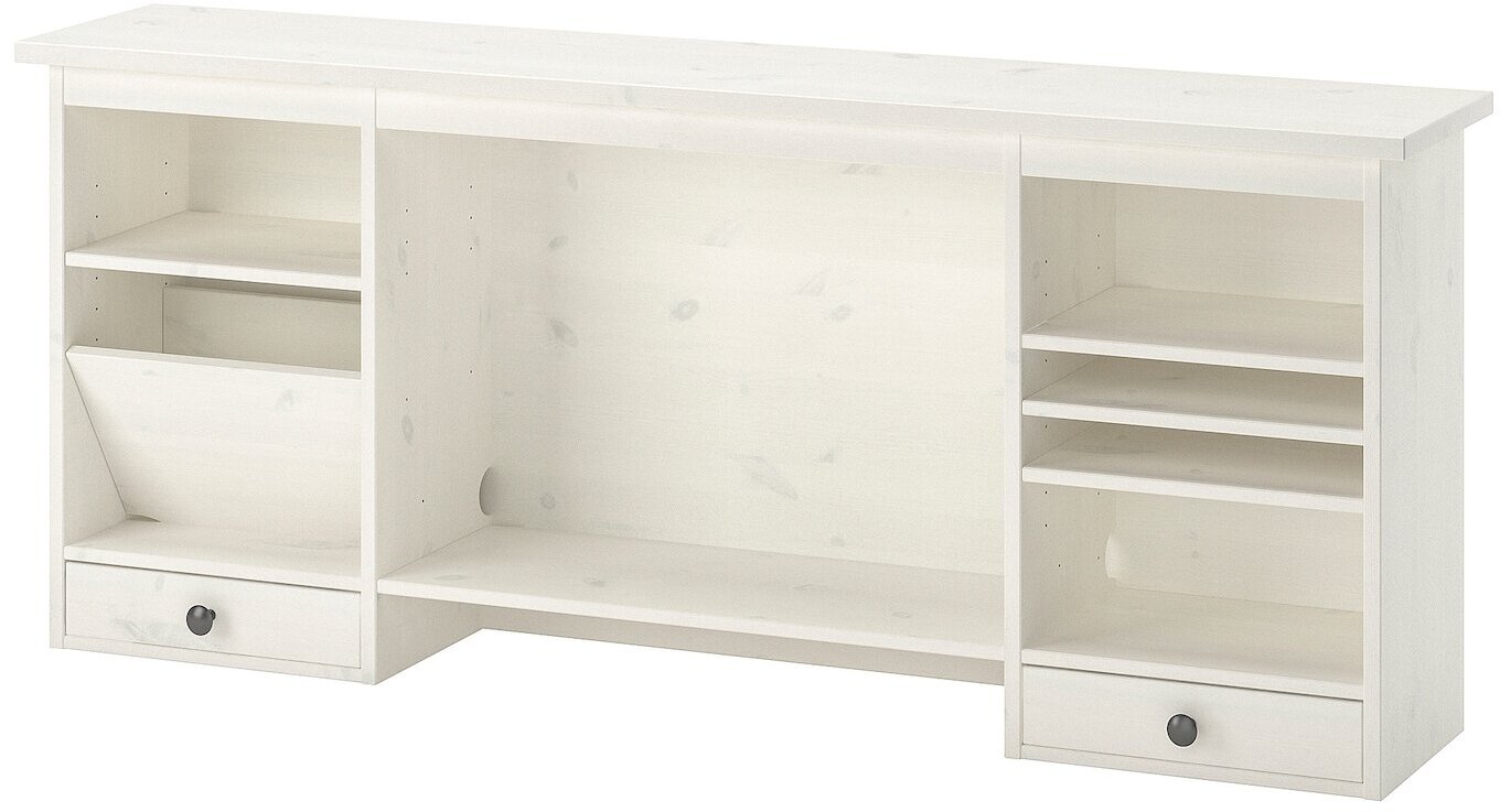 Дополнительный модуль для стола, белая морилка, 152x63 см IKEA HEMNES хемнэс